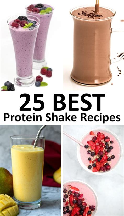 The 25 Best Protein Shake Recipes Gypsyplate