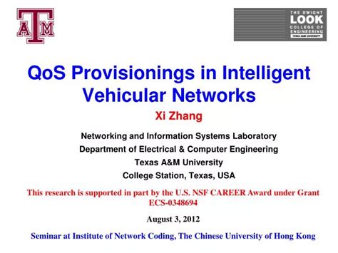 PPT QoS Provisionings In Intelligent Vehicular Networks PowerPoint Presentation ID