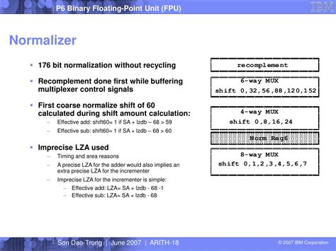 Ppt P6 Binary Floating Point Unit Powerpoint Presentation Free