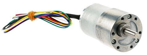 Metal DC Geared Motor W Encoder 12V 122RPM 38Kg Cm Wiki DFRobot