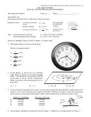 X Quiz On Circular Motion And Gravitation Doc X Quiz On Circular Motion And Gravitation