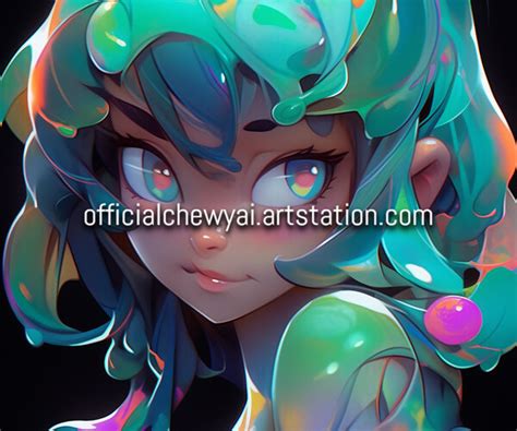 Artstation Slime Girls Artworks