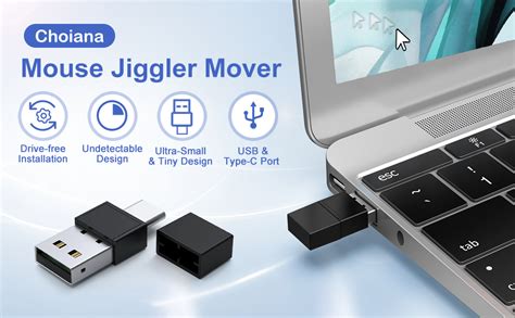 Amazon Com Mouse Jiggler Undetectable USB Type A Or Thunderbolt Compatible Tiny Size
