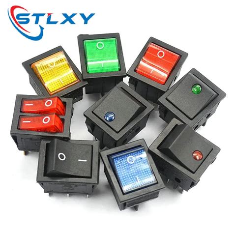 1 шт переключатель питания Kcd4 переключатель питания ВКЛ ВЫКЛ 3 положения 6 электрических