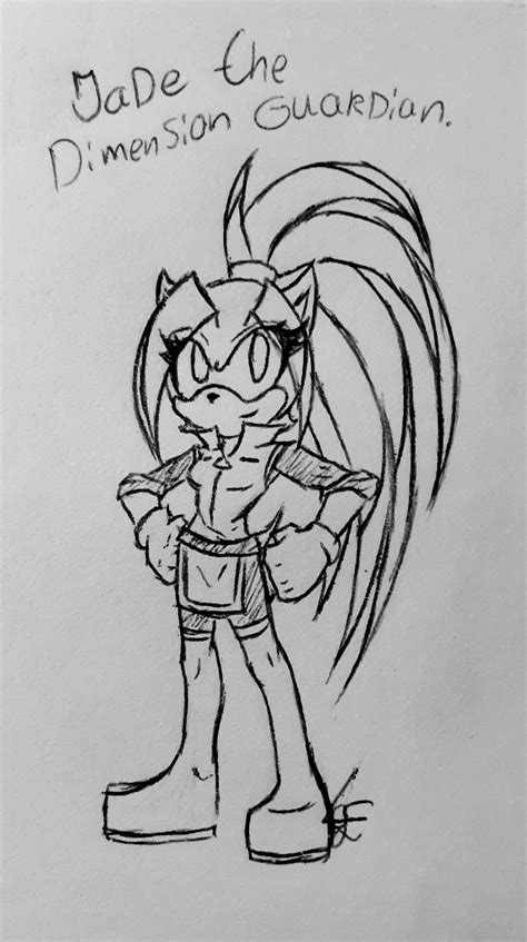 Jade The Dimension Guardian Sonic Universe By Lyrexios On Deviantart