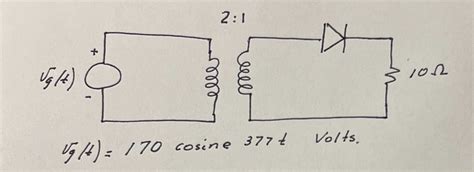 Solved For The Given Circuit Find Vdc And VRMS Across The Chegg Com