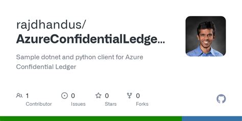 Github Rajdhandusazureconfidentialledgerclient Sample Dotnet And