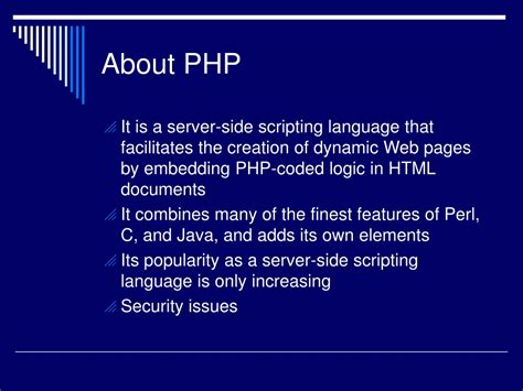 Ppt Security Issues With Php Powerpoint Presentation Free Download Id9418931