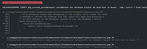 Docker Cant Connect To Mysql Server In Laravel Stack Overflow
