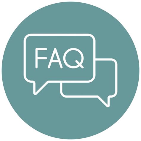 Premium Vector Vector Design Faq Icon Style
