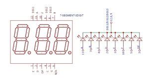 LED Segment CC Digit ProtoSupplies