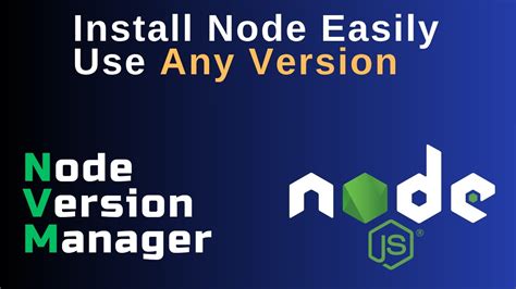 How To Install And Use Nvm Node Version Manager On Mac And Linux Youtube