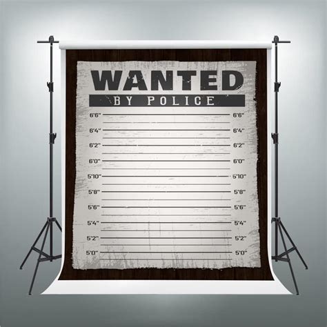 Police Lineup Backdrop Height Chart Mugshot Suspect Nepal Ubuy