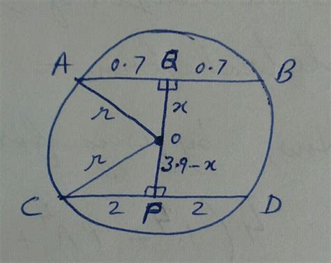 Two Parallel Chords Mathrm Ab And Mathrm Cd Are 39