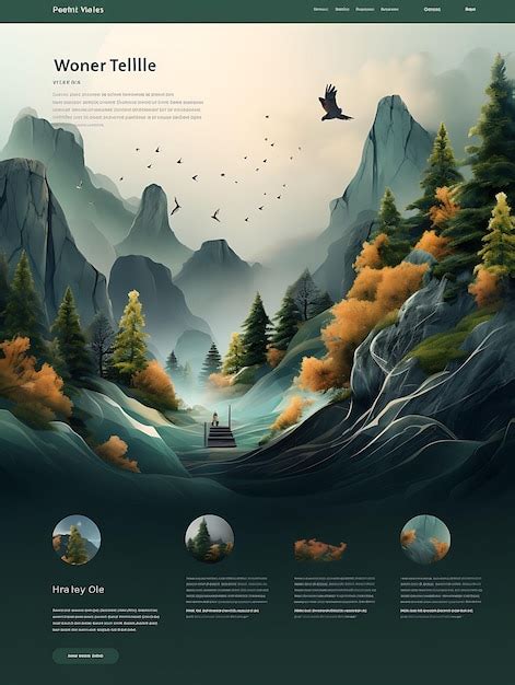 premium photo design of parallax scrolling implement parallax scrolling effects to a web