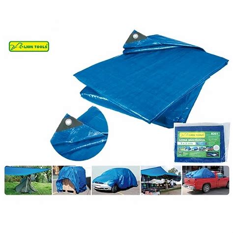 Lona Azul 3x5 M 💰 Precio Bajo De Mayoreo