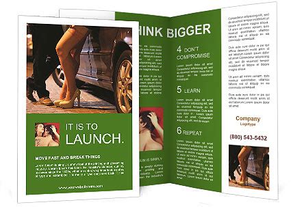 Street Prostitution Encounter Man Flirts With Sex Worker Brochure Template Design ID