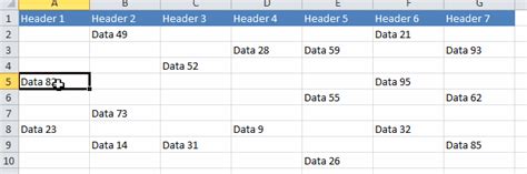 Move Cells With Data To The Top Wmfexcel
