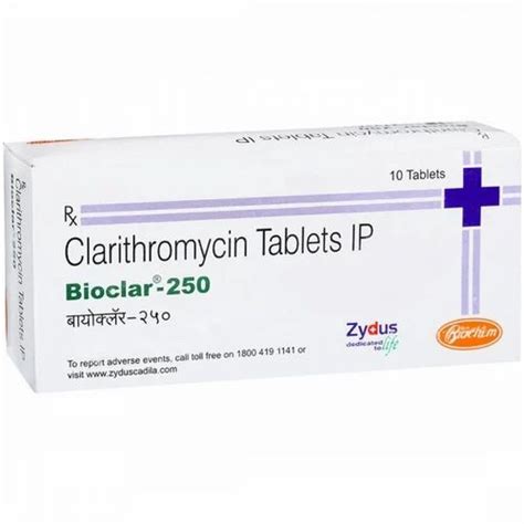 Bioclar 250 Tablet At ₹ 1900 Box Claribid Tablet In Surat Id 2854238103633