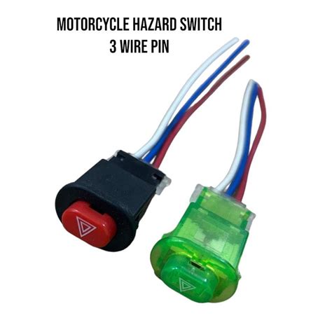 Hazard Switch For Motorcycles 3 Wire Pin Socket Tiktok Shop Philippines