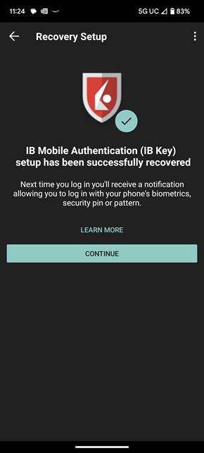 Reactivating IBKR Mobile IB Key