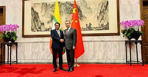 မြန်မာပြည် အမျိုးသားပြန်လည်သင့်မြတ်ရေး အမြန်ဆုံးရရှိရန်မျှော်လင့်ဟု တရုတ်ဝန်ကြီးပြော