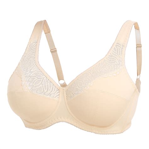 Virmaxy Womens Lace Steel Ring Lingerie Bra Large Size Bra Corset Lace Steel Ring Lingerie