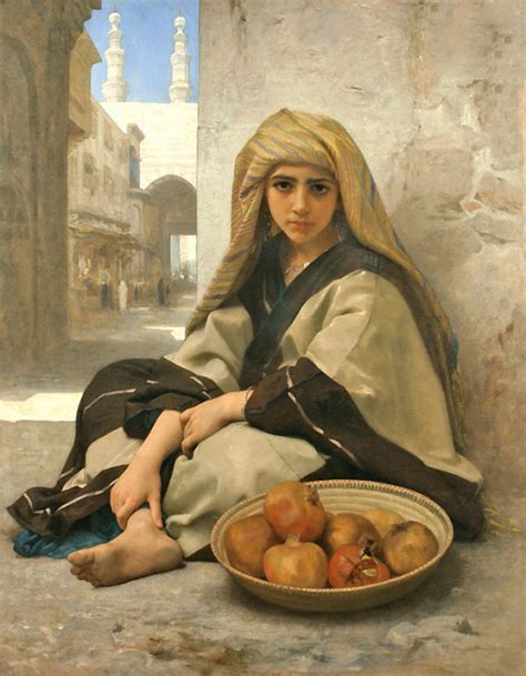 Сделал первый арт в этом году «Продавщица гранатов Вильям Адольф Бугро 1875 08 01 23 13 57