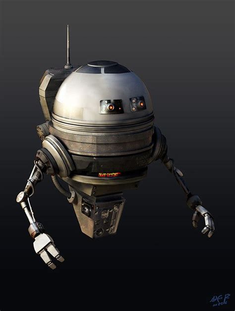 ArtStation Astromech Droid Concept Alfie 阿福 Alfredo Rodriguez Mtz Star wars pictures