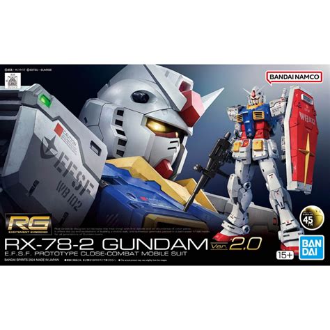 Rg 1 144 Rx 78 2 Gundam Ver 2 0 Bandai Gundam Models Kits Premium Shop Online At Ampang