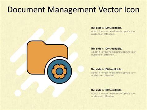 Document Management Vector Icon Ppt PowerPoint Presentation Infographics Structure