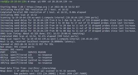 Nmap Room Task 14 Perform An Xmas Scan On The First 999 Ports Of The Target How Many Ports