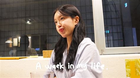 Vlog 일상 브이로그 일주일 브이로그 흑발 컴백 청춘페스티벌 아구찜 스웨덴피크닉 직화닭발 뉴욕여행 갈 준비 페리지 Youtube