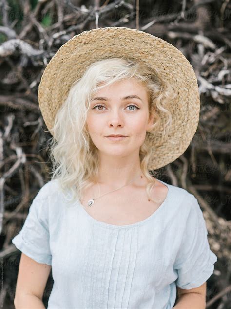 Portrait Of Sensual Model In Hat By Stocksy Contributor Dreamwood Photography Stocksy