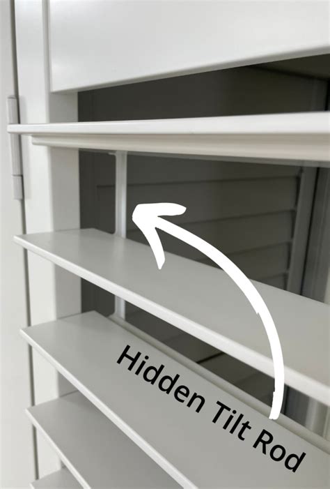 Hidden Tilt Rods The Scottish Shutter Company