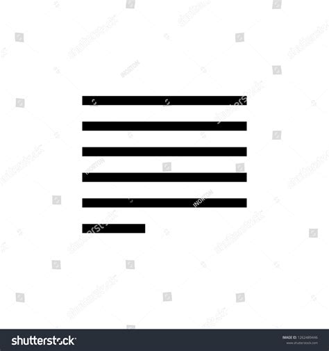 Alignment Text Icon Simple Glyph Vector Vector De Stock Libre De