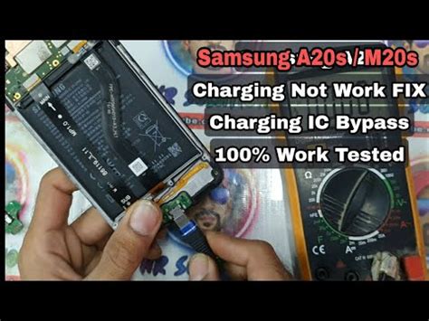 Samsung A S M S Charging IC Bypass Jumper Charging Not Work FIX Tested YouTube