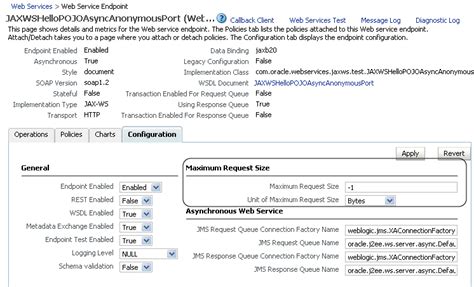 Administering Web Services