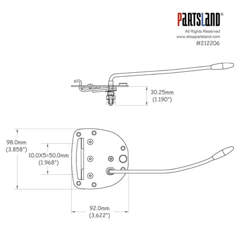 Jaguar®jazzmaster® Tremolo With Arm Lock Pin
