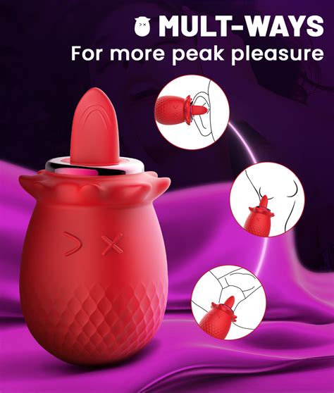 Buy Wholesale China Manufacturer New Sex Toy Tongue Licking Vibrator Silicone Rose Toys 12