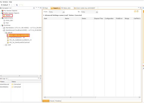 deployement in analytics stambia forum