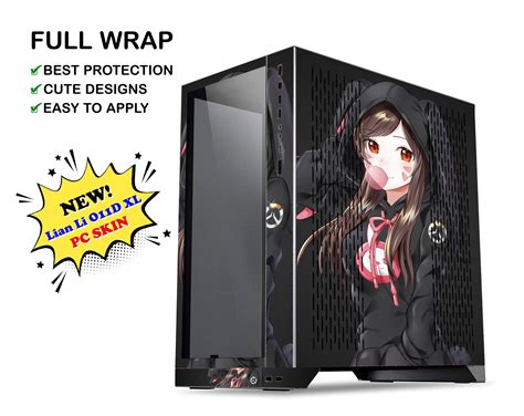 Cute Anime Girl Game Lian Li O11d Xl Pc Vinyl Skin Videogames Etsy