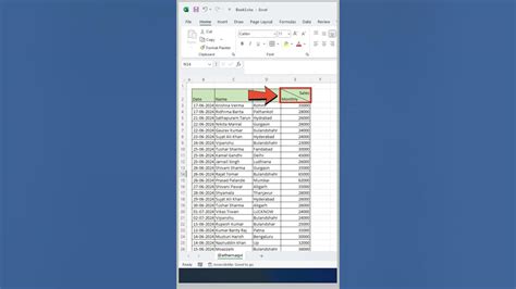 Unique Border Style In Excel Excel Excelshorts Ytshorts Shorts