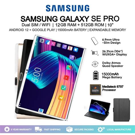 Super Promotion Samsung Galaxy Tab S Tablet Inch Gb Ram Gb Rom Smart Tablet