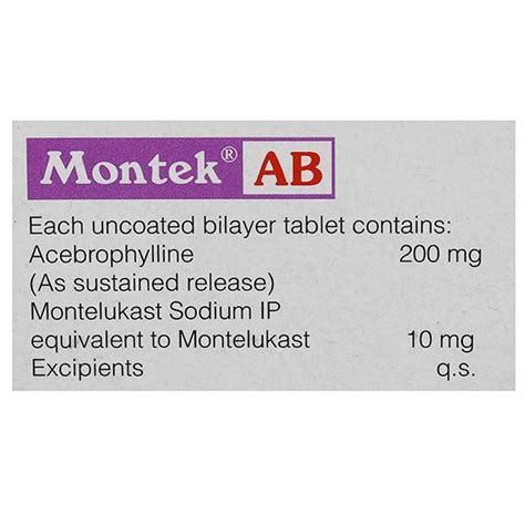 Buy Montek Ab Tablet 10 Tab In Wholesale Price Online B2b