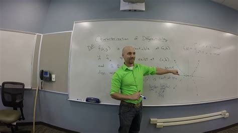 Characterizations Of Differentiablility Youtube