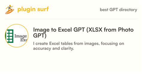 Image To Excel Gpt Xlsx From Photo Gpt Gpt Information Latest
