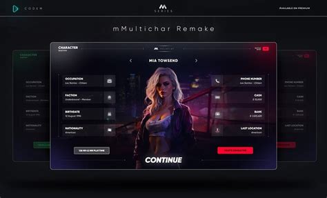 CodeM MMultichar Remake Advance Multicharacter System FiveM Releases Cfx Re Community