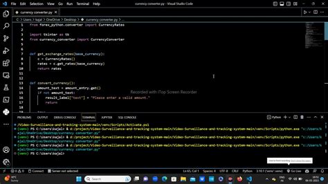 [video] kajal khatri on linkedin python tkinter currencyconverter