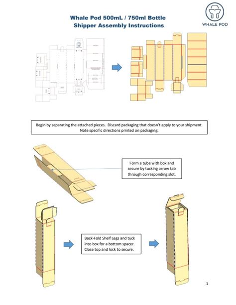 Assembly Instructions Photo Whale Pod Shipper